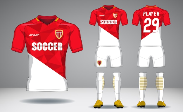 Vibrant Soccer Jersey and Uniform Mockup Design with Customization ...