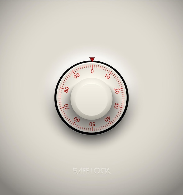 Vintage Analog Timer Dial with Minimalist Design | Jiffy Designs