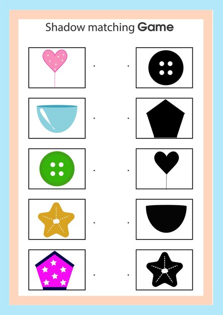 Engaging Shadow Matching Game for Children | Jiffy Designs