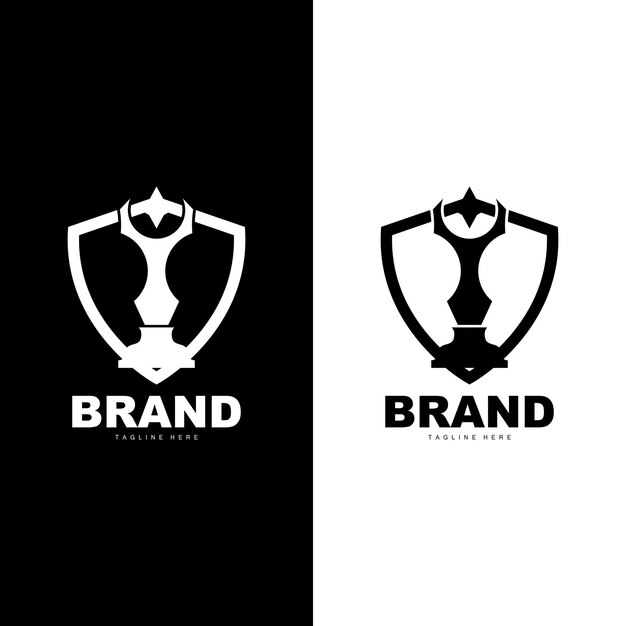 Elegant Dual Shield Brand Identity Logo Design | Jiffy Designs