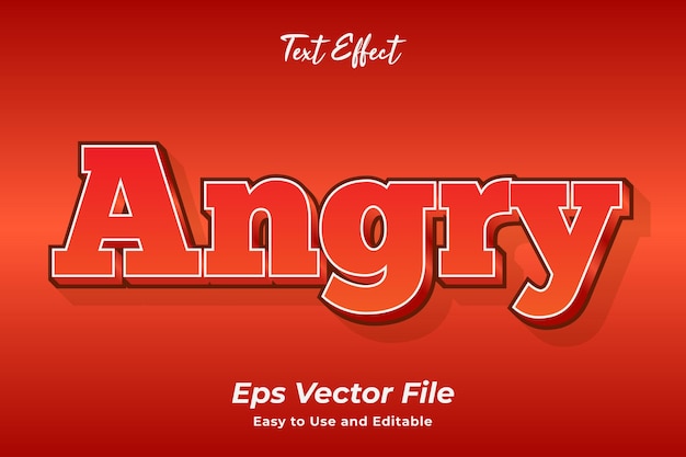 Vibrant Angry Text Effect with 3D Depth | Jiffy Designs