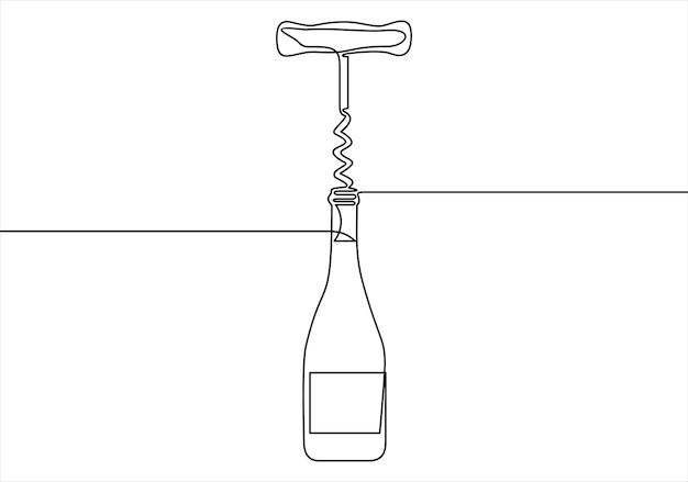 Minimalist Corkscrew Design for Wine Enthusiasts | Jiffy Designs