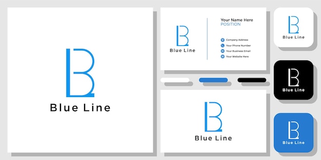 Versatile Blue Line Logo and Branding Collection | Jiffy Designs
