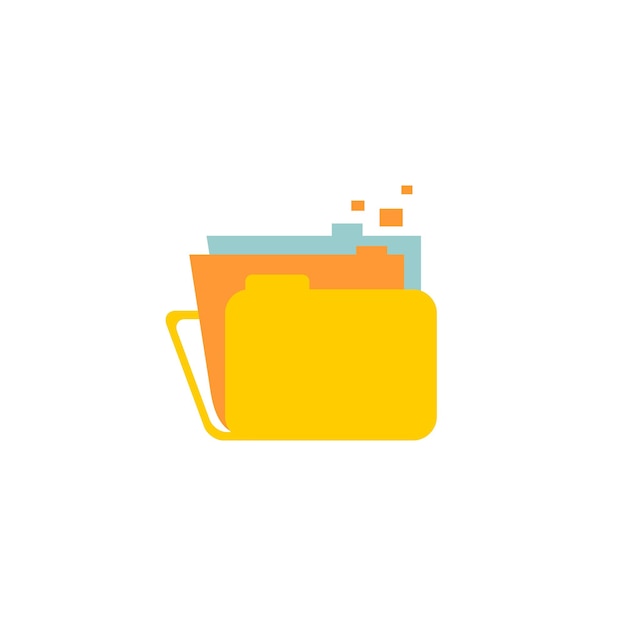 Vibrant Folder with Geometric Shapes and Patterns | Jiffy Designs