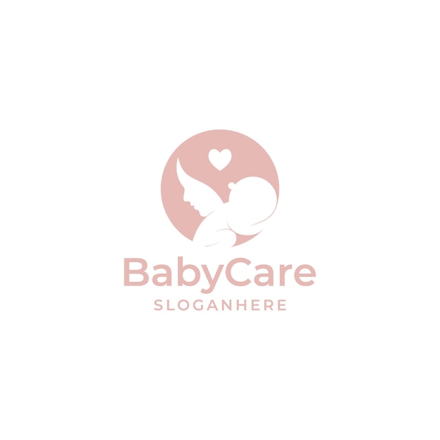 Nurturing Care: Adorable Baby Care Logo Design | Jiffy Designs
