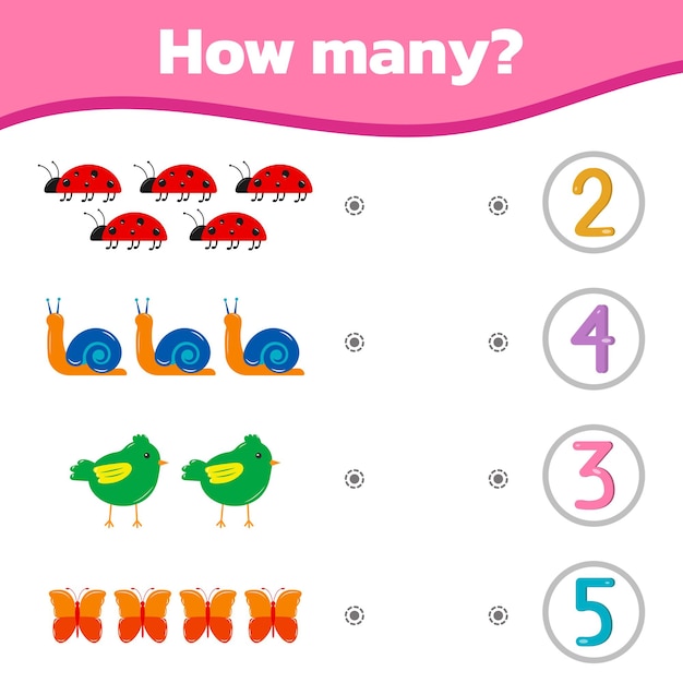 Counting Colorful Critters: A Fun Visual Learning Activity | Jiffy Designs