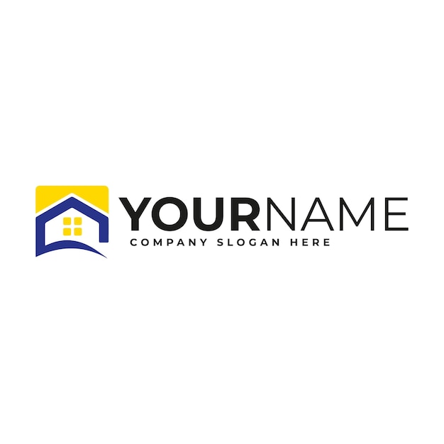 Vibrant Real Estate Logo with House Emblem and Slogan | Jiffy Designs