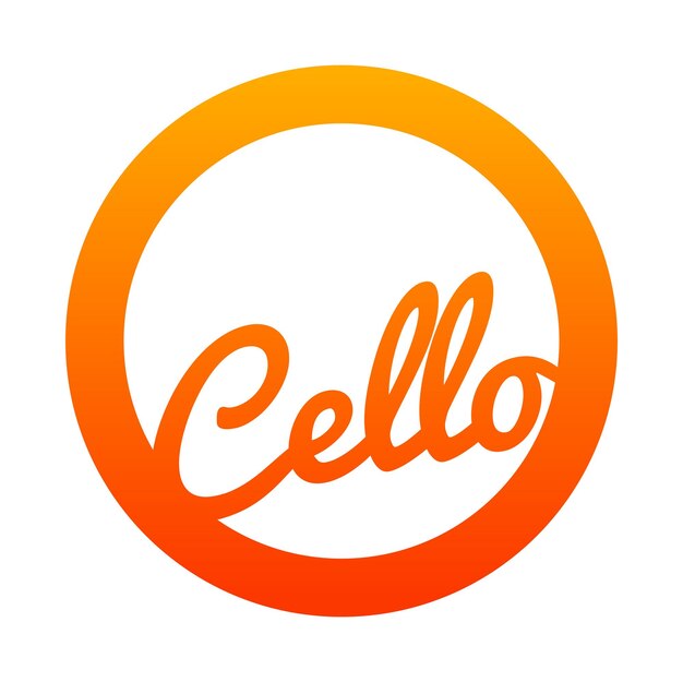 Vibrant Circular Cello Logo with Playful Lettering | Jiffy Designs