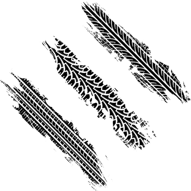 Striking Monochrome Feather Patterns in Artistic Brush Strokes | Jiffy ...