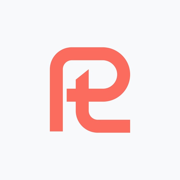 Vibrant Coral Letter P Graphic Design Element | Jiffy Designs