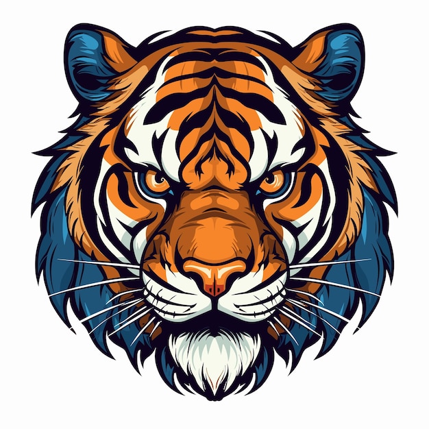 Majestic Bengal Tiger: A Fierce and Captivating Portrait | Jiffy Designs