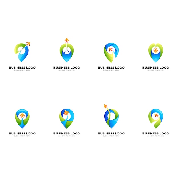 Vibrant Collection of Versatile Business Logos with Nature Motifs ...