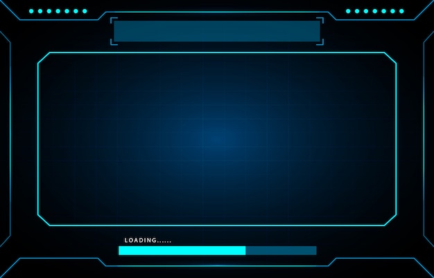 Futuristic Loading Screen with Neon Accents | Jiffy Designs