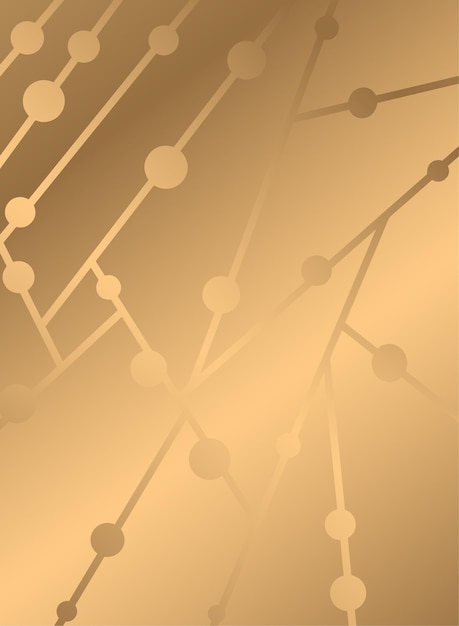 Interconnected Geometric Patterns in Warm Metallic Tones | Jiffy Designs