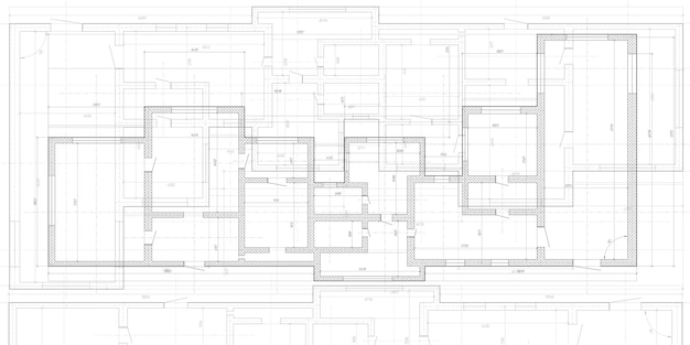 Architectural Blueprint of an Intricate Building Layout | Jiffy Designs