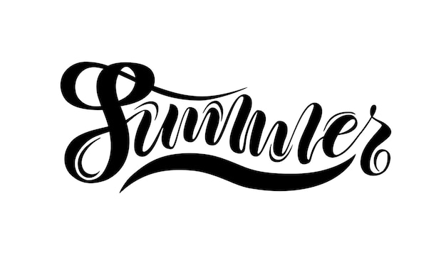 Captivating Cursive Summer Lettering Design | Jiffy Designs