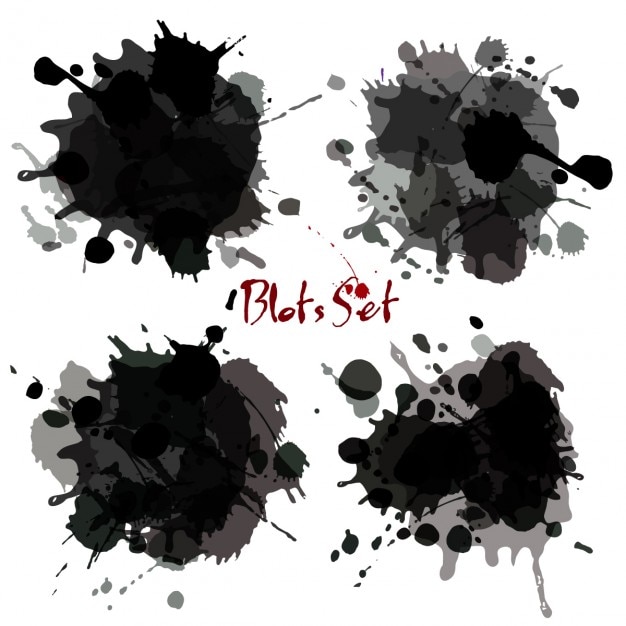 Vibrant Black Ink Splatter Collection with Artistic Flare | Jiffy Designs