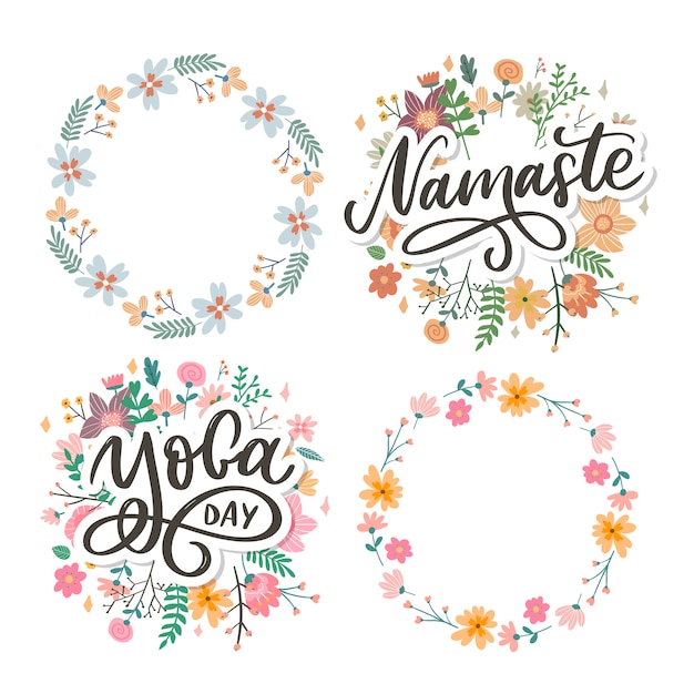 Vibrant Floral Wreaths with Inspiring Calligraphy Motifs | Jiffy Designs