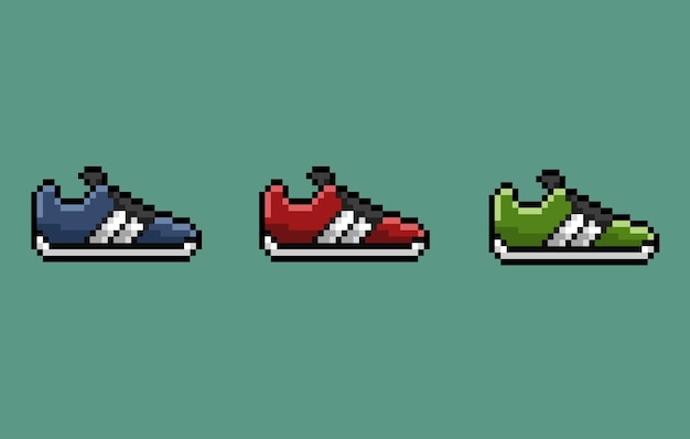 Vibrant Pixel Art Sneaker Collection | Jiffy Designs