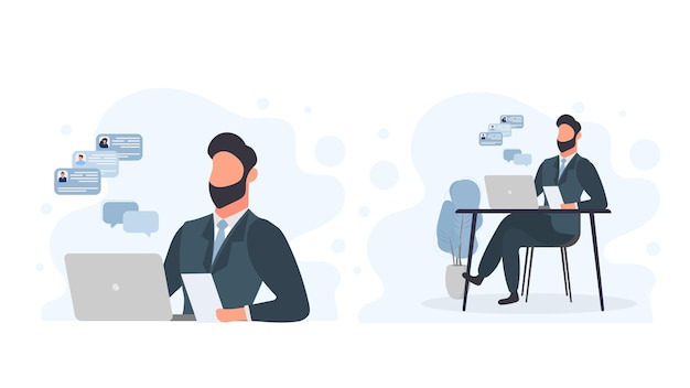 Diverse Businessman Illustrations Showcasing Professional Roles | Jiffy ...