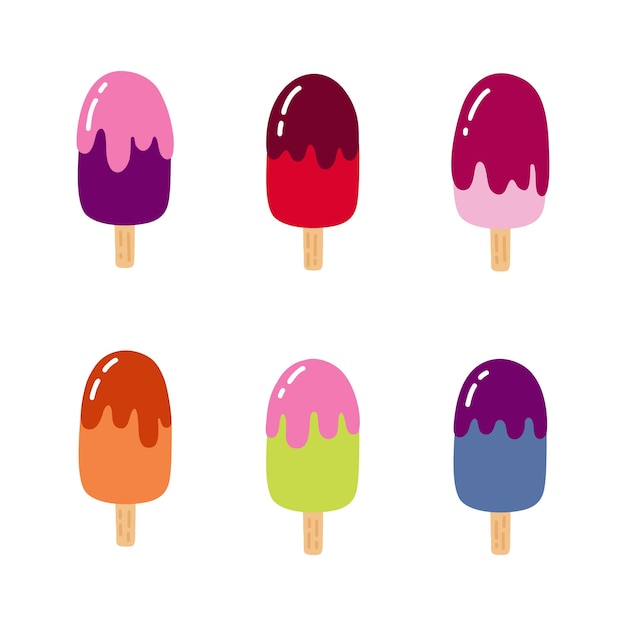 Vibrant Popsicle Collection with Diverse Flavors and Colors | Jiffy Designs