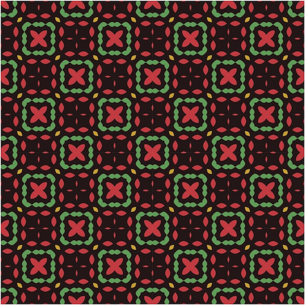 Vibrant Geometric Pattern with Intersecting Shapes and Crosses | Jiffy ...