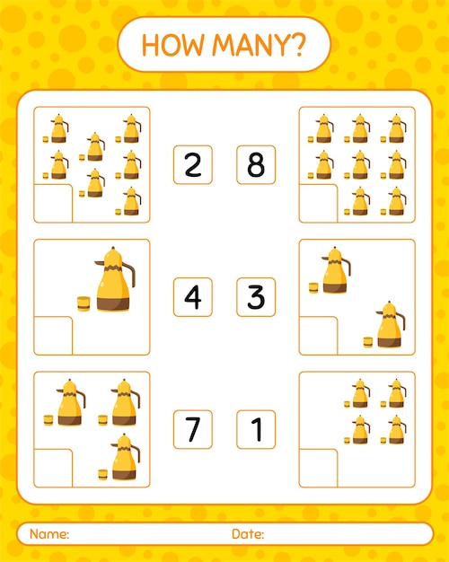 Counting Coffee Pots: An Engaging Visual Puzzle | Jiffy Designs