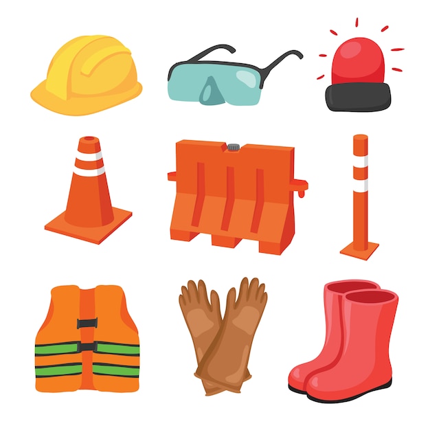 Vibrant Collection of Essential Construction Site Safety Gear | Jiffy ...