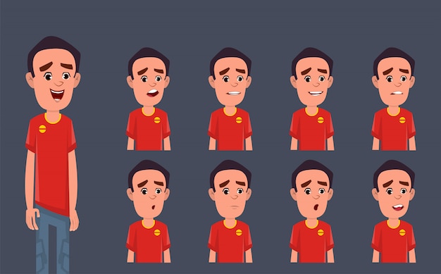 Diverse Expressions: A Vibrant Collection of Soccer Players | Jiffy Designs