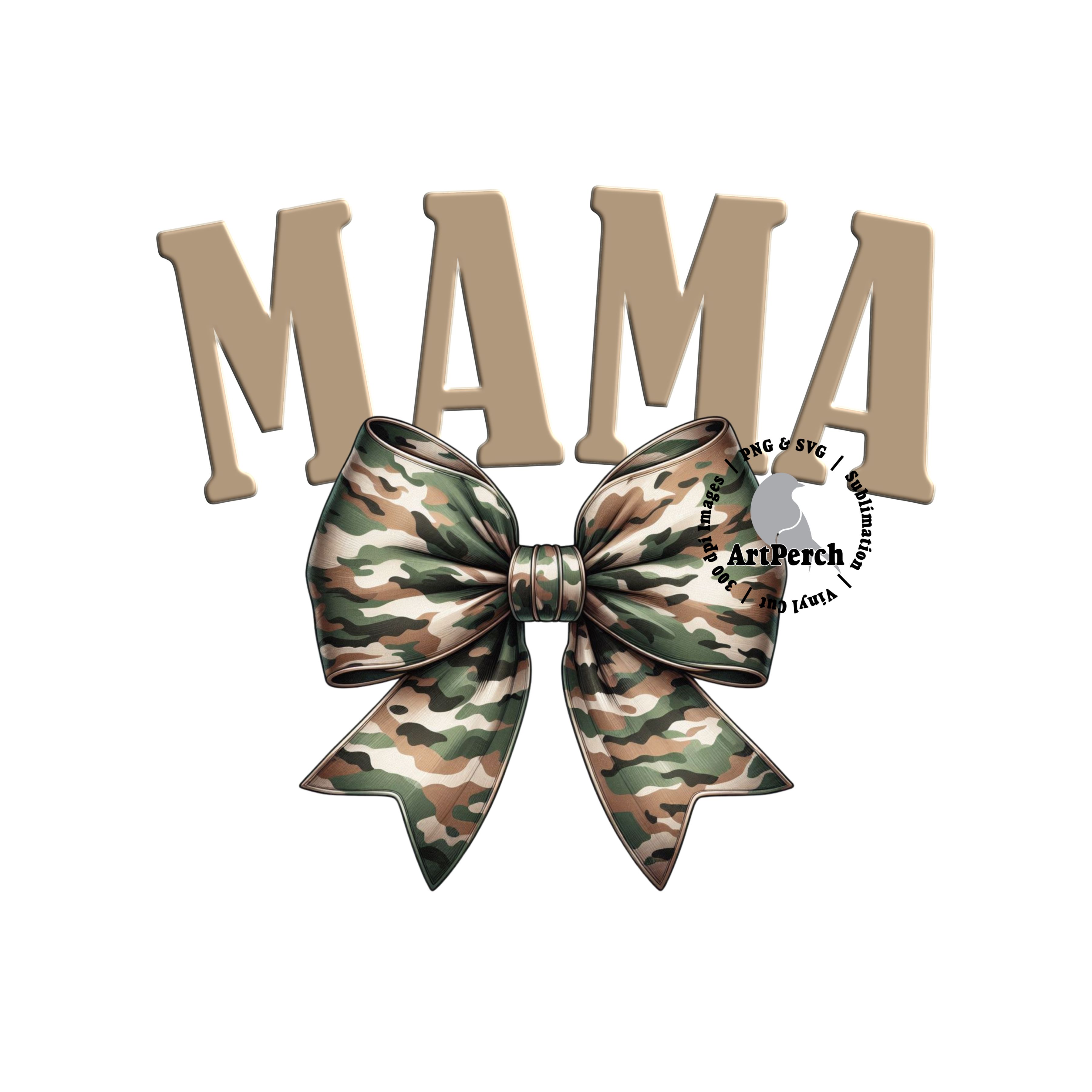 Mama Shirt Design, Camo Mama PNG, Camo Bow PNG, Sublimation Design ...