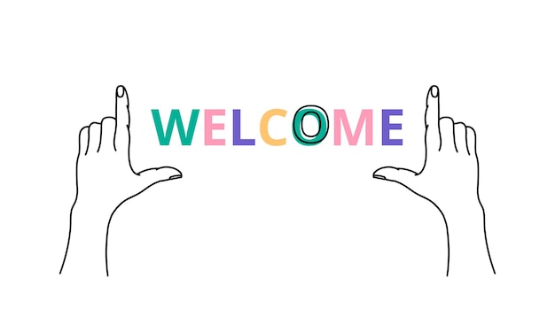 Colorful Hands Extending a Warm Welcome | Jiffy Designs