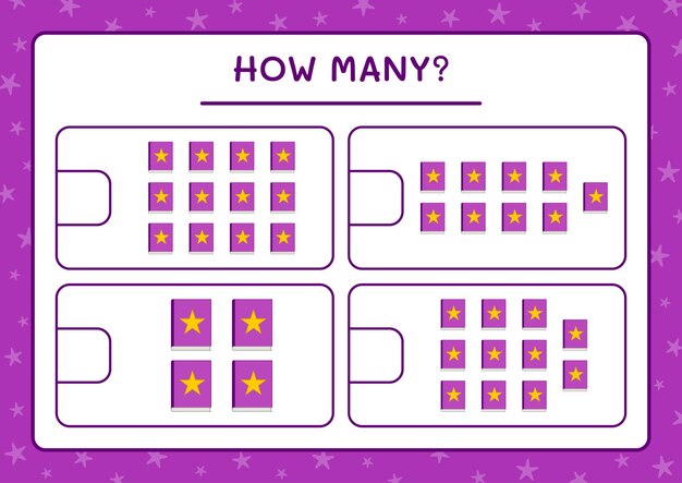 Vibrant Star Counting Activity for Kids | Jiffy Designs