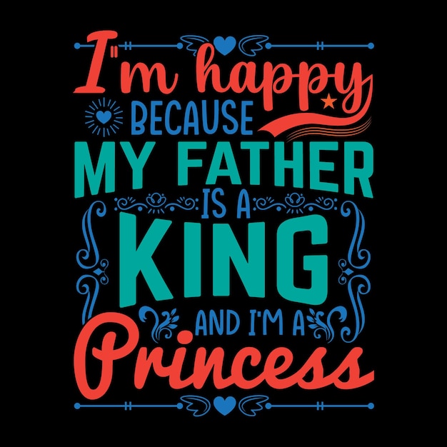 Vibrant Lettering Celebrates a Proud Daughter's Love for Her Royal ...