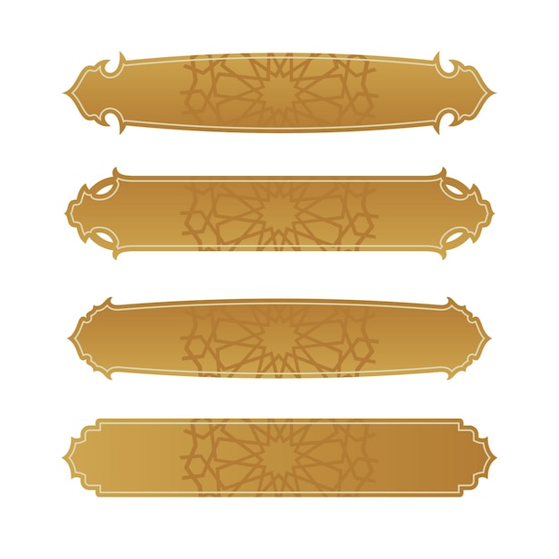 Elegant Golden Ornamental Plaques with Floral Patterns | Jiffy Designs