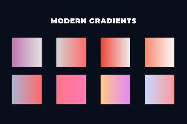 Vibrant Gradient Palette: Striking Modern Color Combinations | Jiffy ...