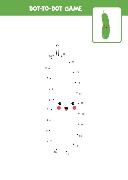 Playful Pickle Dot-to-Dot Adventure: Connect the Spots to Reveal the ...