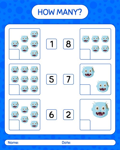 Counting Cute Monster Faces in this Vibrant Visual Puzzle | Jiffy Designs