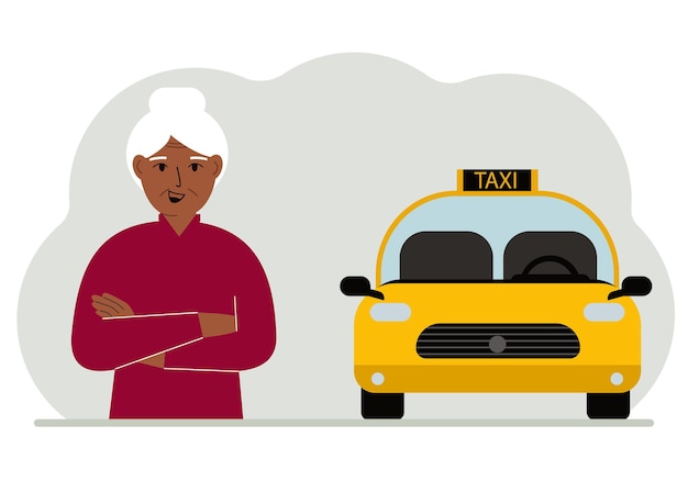 Friendly Taxi Driver Awaits Passengers in Vibrant Illustration | Jiffy ...