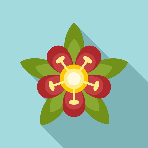 Vibrant Floral Icon with Radiant Center | Jiffy Designs