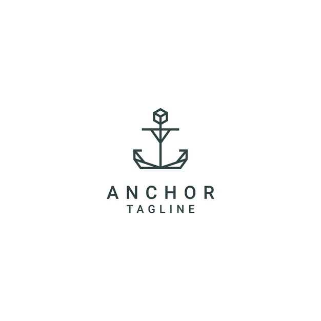 Minimalist Anchor Symbol with Elegant Tagline | Jiffy Designs