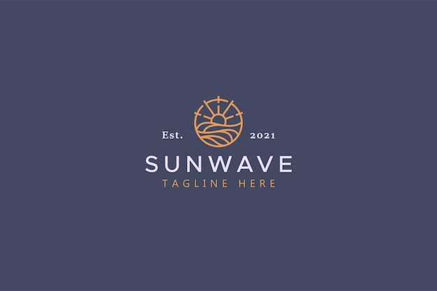 Elegant Sunburst Logo Design for Versatile Branding | Jiffy Designs
