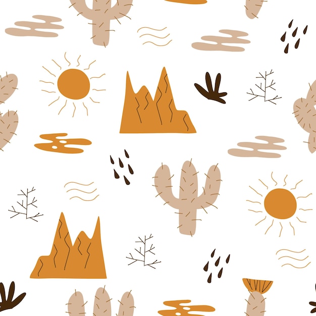 Vibrant Desert Motifs: A Captivating Collection of Earthy Symbols and ...