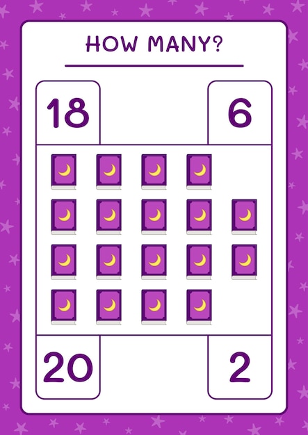 Counting Crescent Moons in the Night Sky | Jiffy Designs