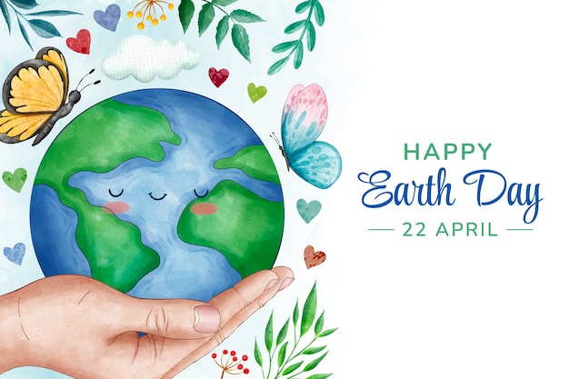 Celebrate Earth Day with a Peaceful Globe and Vibrant Nature | Jiffy ...
