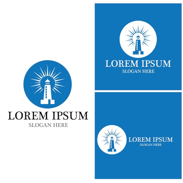 Versatile Lighthouse Emblem Collection with Radiant Designs | Jiffy Designs