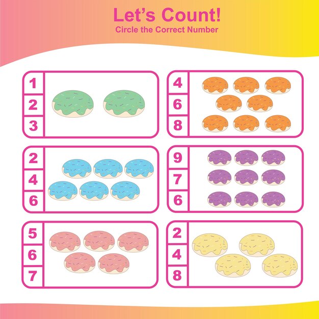 Colorful Counting Game with Diverse Shapes and Hues | Jiffy Designs