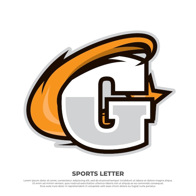 Vibrant Sports-Inspired Monogram Letter G | Jiffy Designs