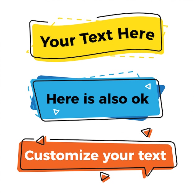Vibrant Cartoon Banners with Customizable Text Overlay | Jiffy Designs