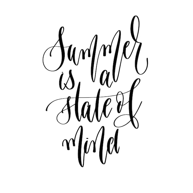 Elegant Calligraphic Summer Vacation Motto | Jiffy Designs