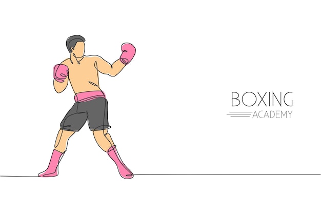 Powerful Boxer Showcases Agility at Boxing Academy | Jiffy Designs